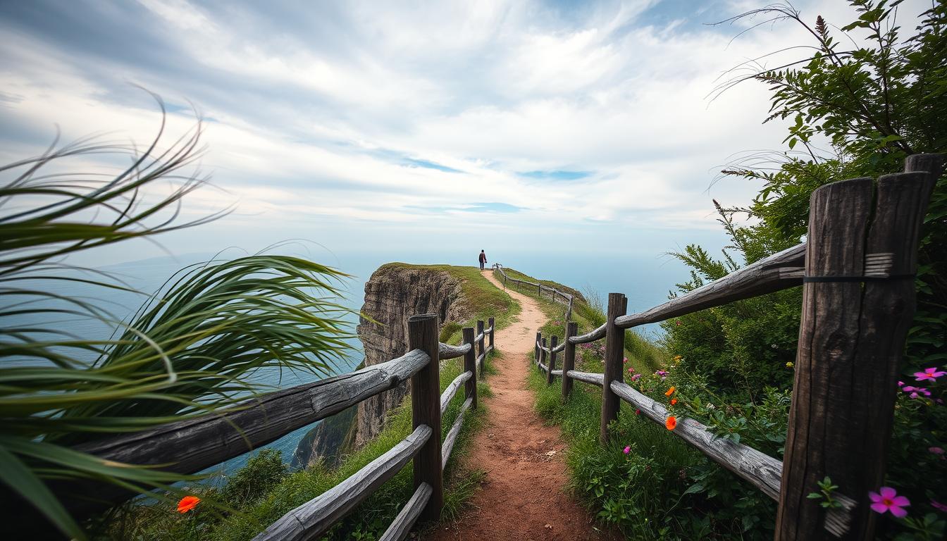 Standing at a Tall Cliff Edge – Story Nomad